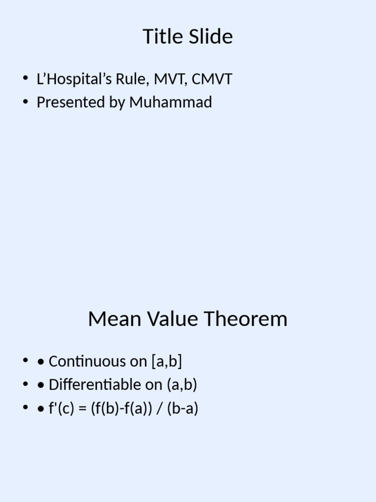 Calculus Aesthetic Presentation | PDF