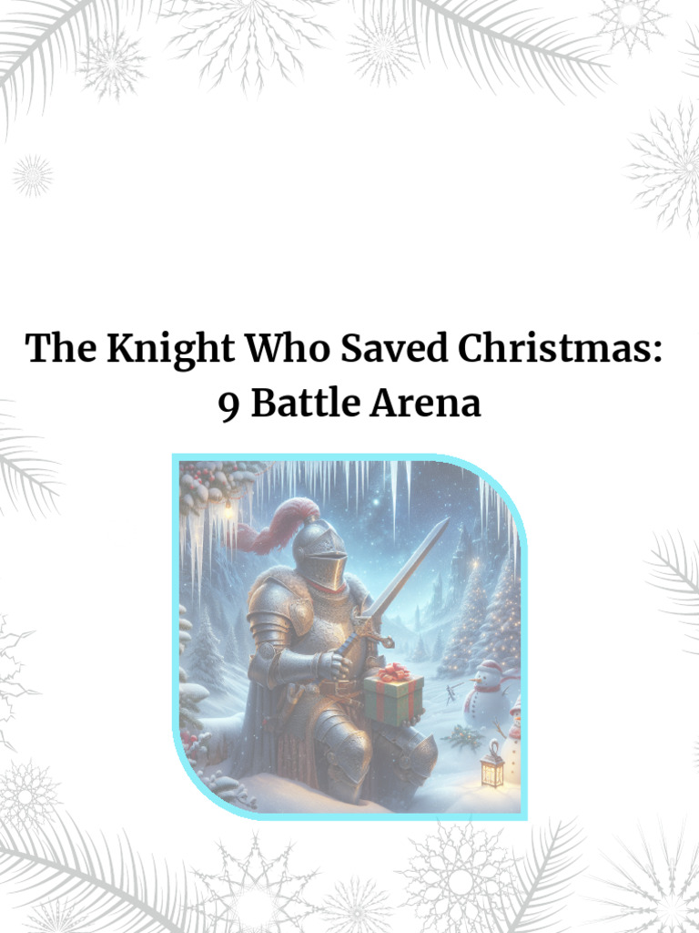 The Knight Who Saved Christmas 9 Battle Arena | PDF | Elf (Dungeons ...