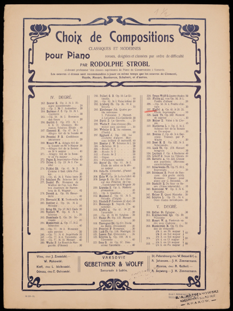 Pieces Op.41 №20-21 | PDF