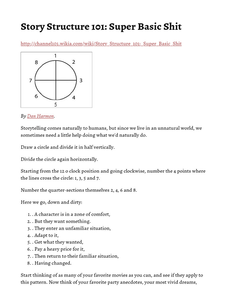 Basic Story Structure Explained | PDF