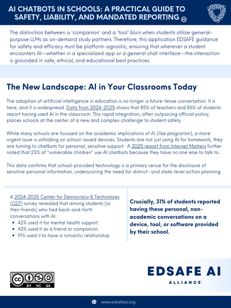 EDSAFE - AI Chatbots | PDF | Artificial Intelligence | Intelligence (AI ...