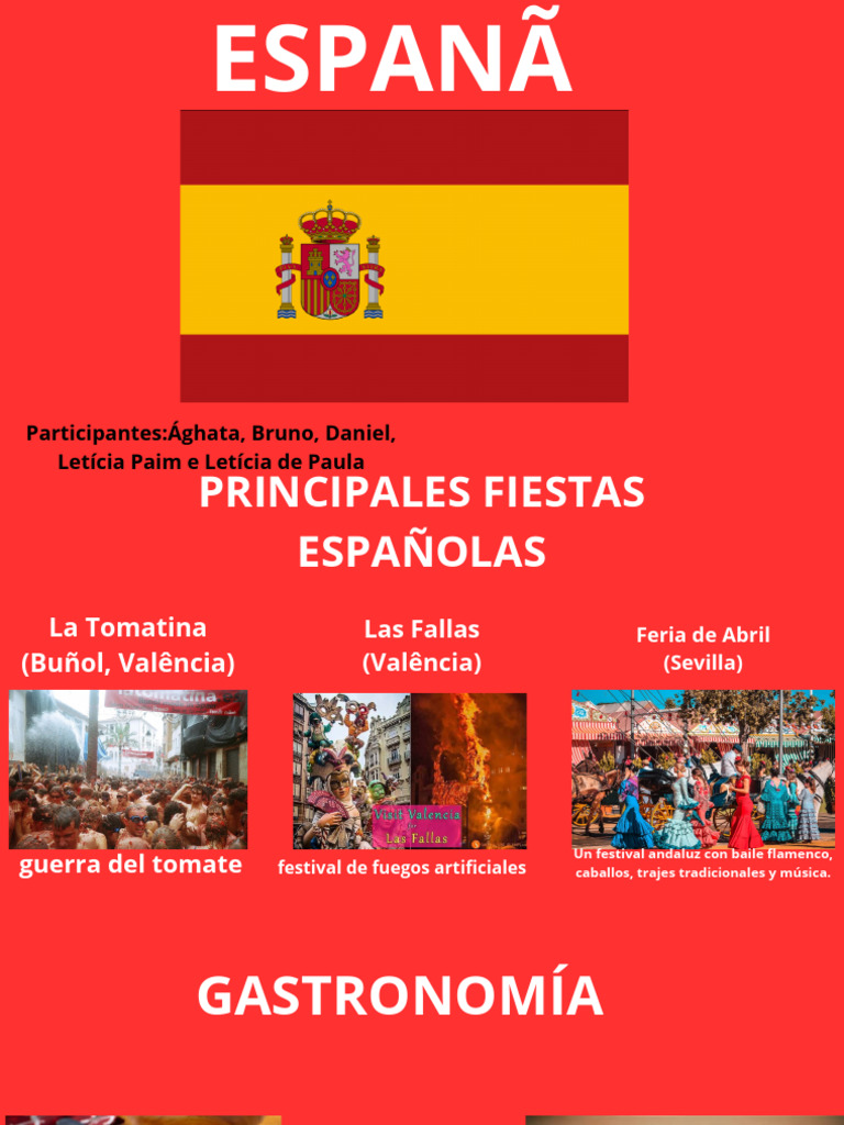 Fiestas, Gastronomía y Fútbol en España | PDF