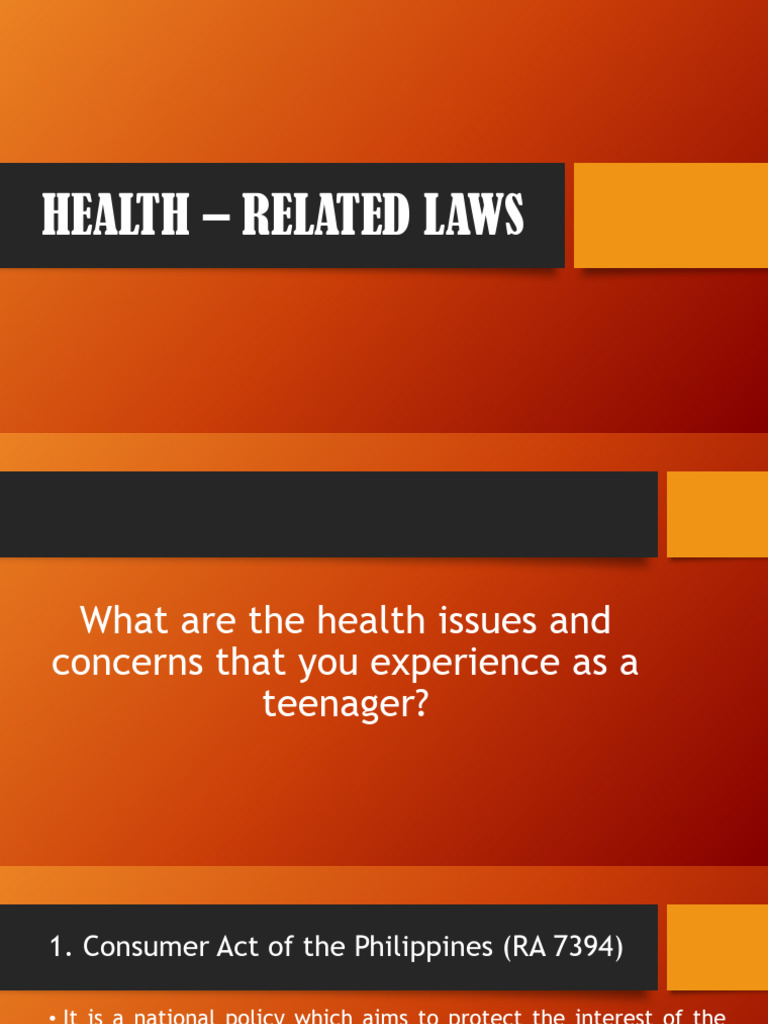 Health Related Laws | PDF | Birth Control | Hiv/Aids