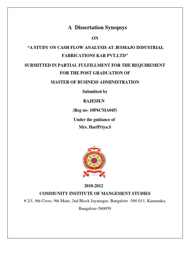 Project Synopsys | PDF | Methodology | Evaluation