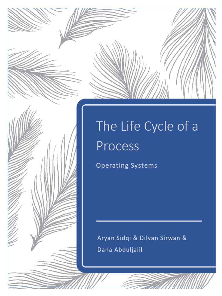 Process Life Cycle in Operating Systems | PDF | Process (Computing ...