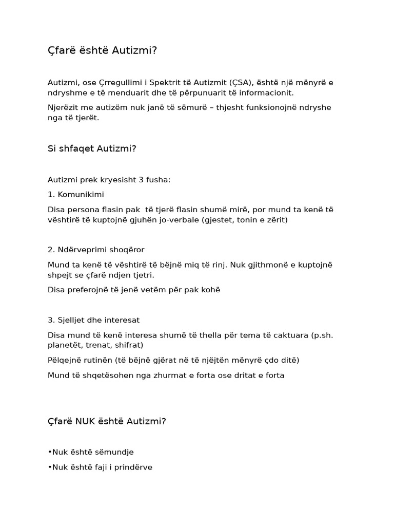 Autizmi | PDF