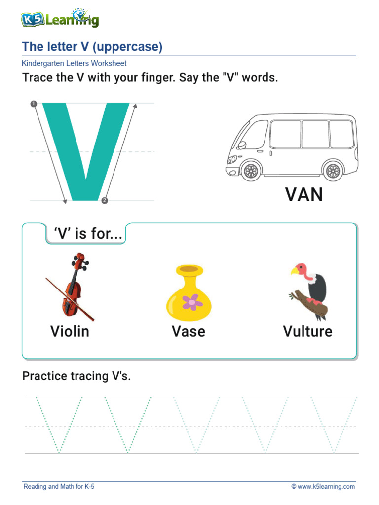 Uppercase Letter V | PDF