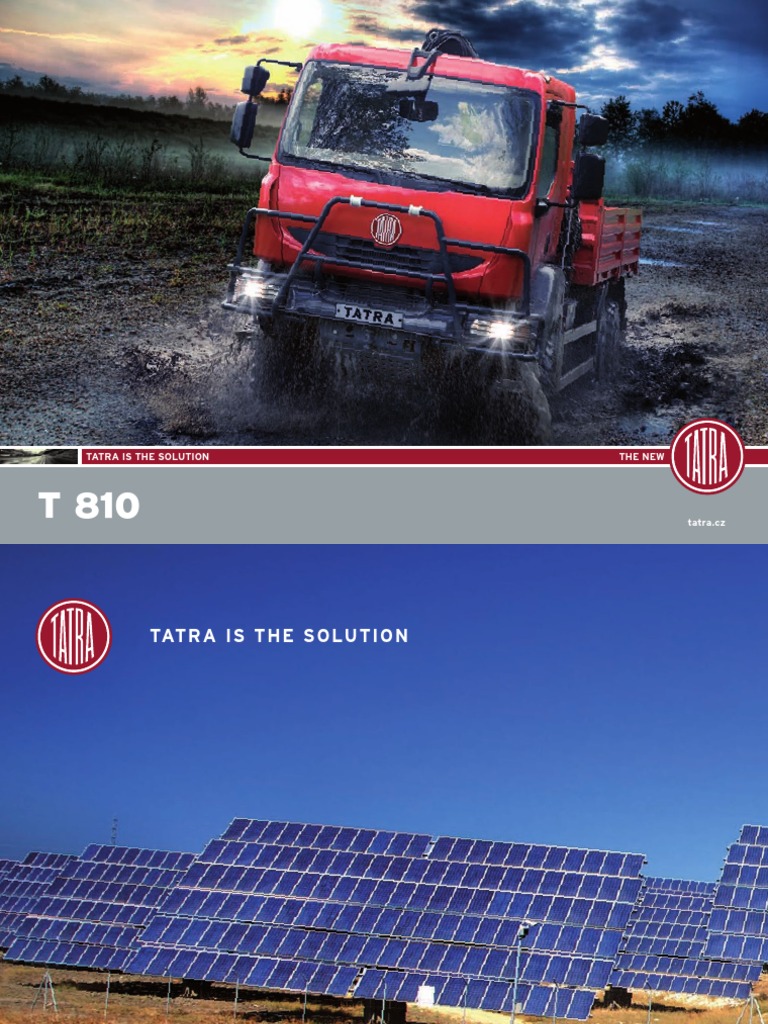 Tatra t810 Commercial en | PDF | Transmission (Mechanics) | Truck