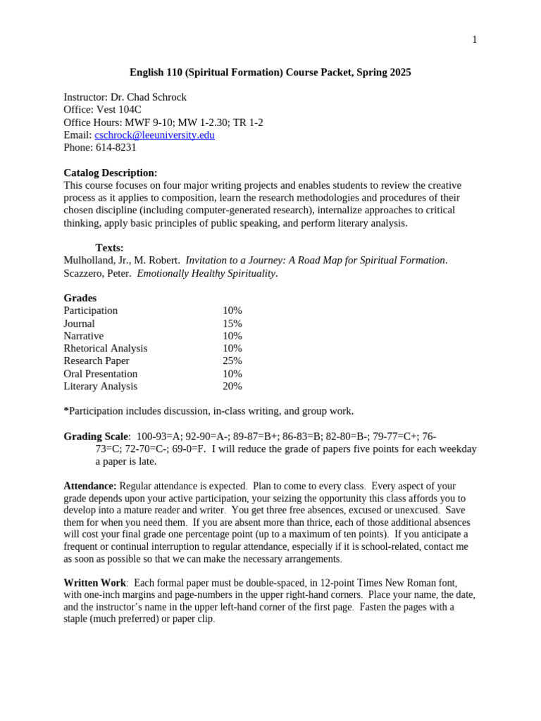 English-110 Rhetoric and Research Syllabus | PDF | Logos | Rhetoric