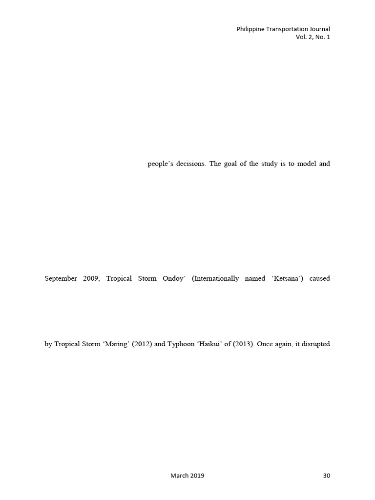 TSSP2019-Vol2-No1-03-Ibasco-and-Fillone | PDF | Natural Disasters ...