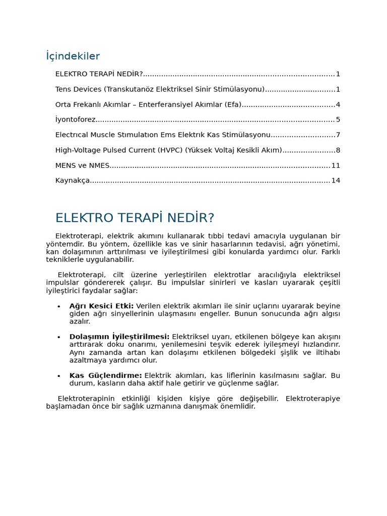 RAPOR (Elektroterapi) | PDF