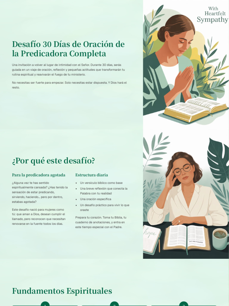 Bonus Desafio 30 Dias de Oracion de La Predicadora Completa | PDF ...