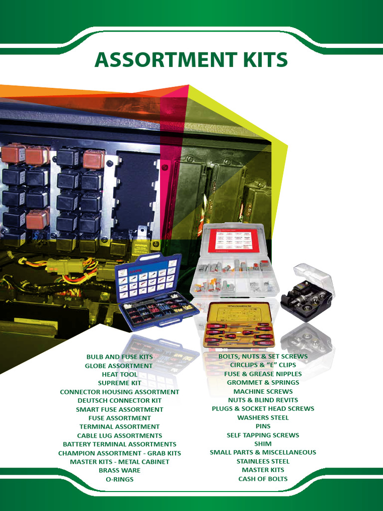 Comprehensive Assortment Kits Guide | PDF | Electrical Connector ...
