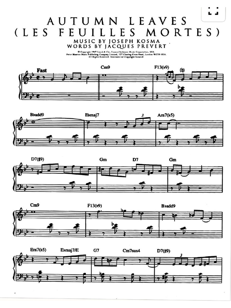 Autumn Leaves | PDF