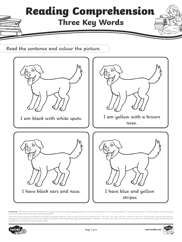 ESL Reading Comprehension Activity | PDF