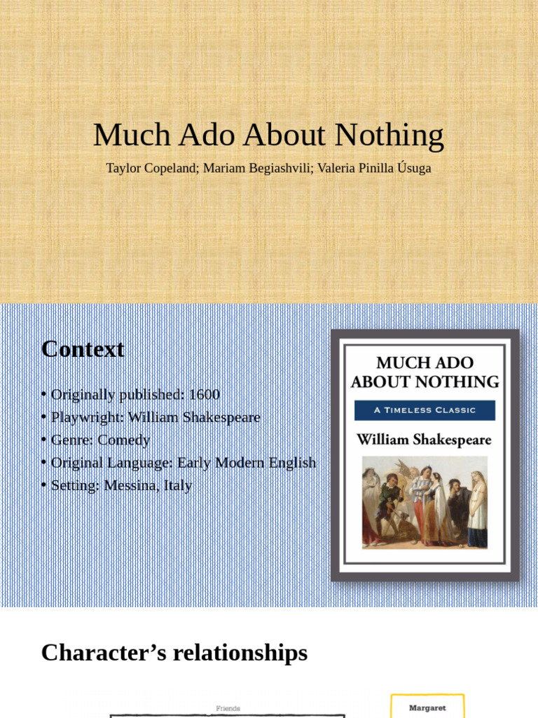 Much Ado About Nothing | PDF