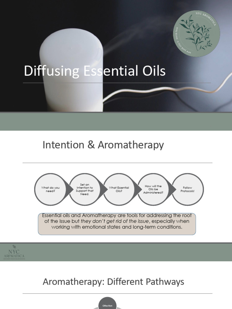 Diffusing-Essential-Oils-with-NYC-Aromatica | PDF
