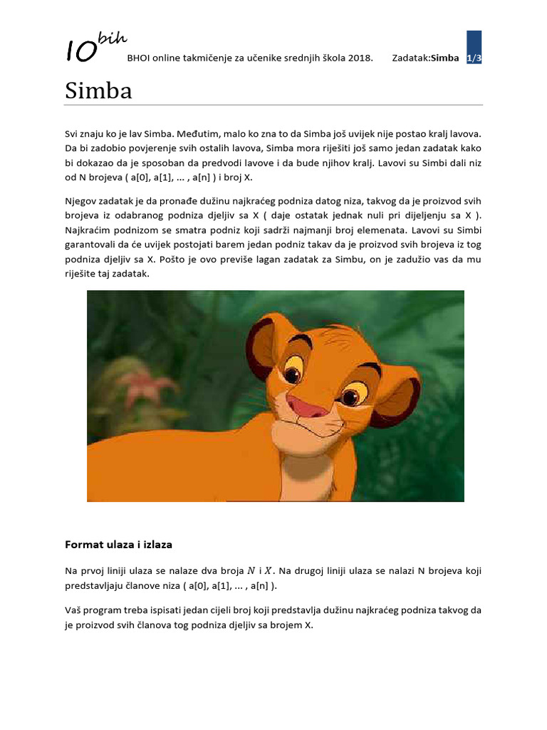 Simba | PDF