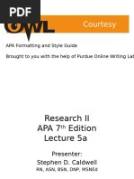 APA 7th Edition Formatting Guide 2025 | PDF | Apa Style | Citation