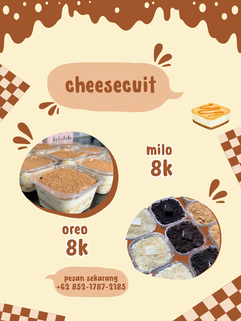 Coklat Lucu Ilustrasi Menu Baru Dokumen PDF | PDF