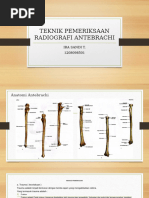 Teknik Radiografi Antebrachi AP dan Lateral | PDF