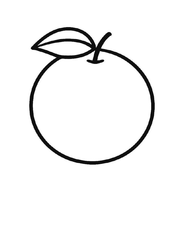 Mewarnai Gambar Buah Jeruk | PDF
