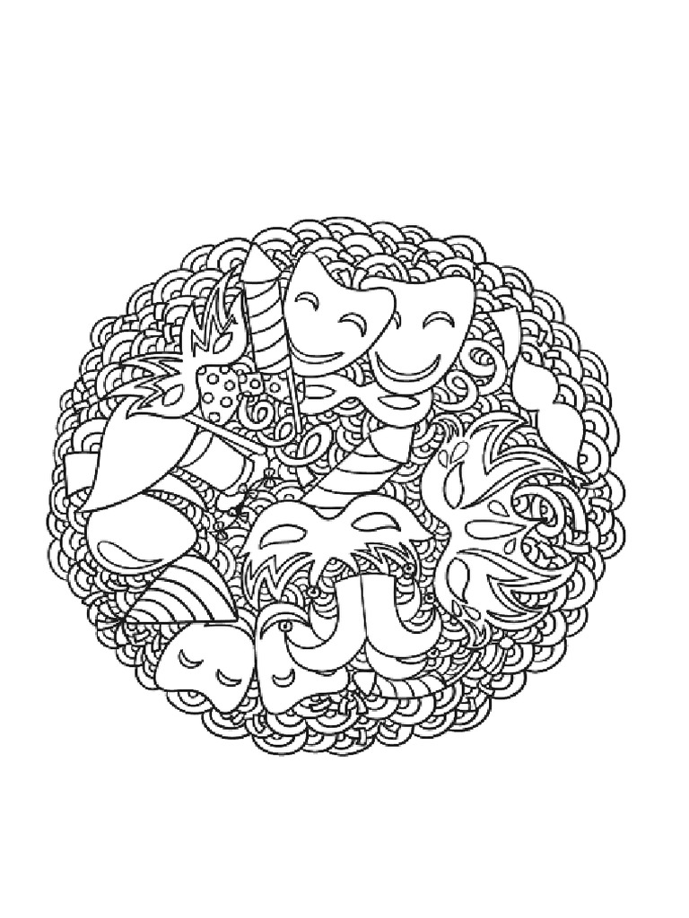 Mask Mandala Carnival | PDF