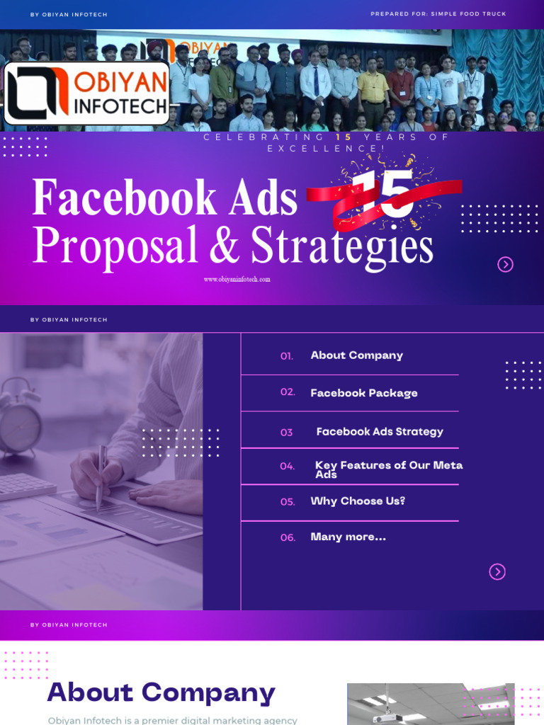 Facebook Ads Proposal For - Simple Food | PDF | Advertising | Digital ...