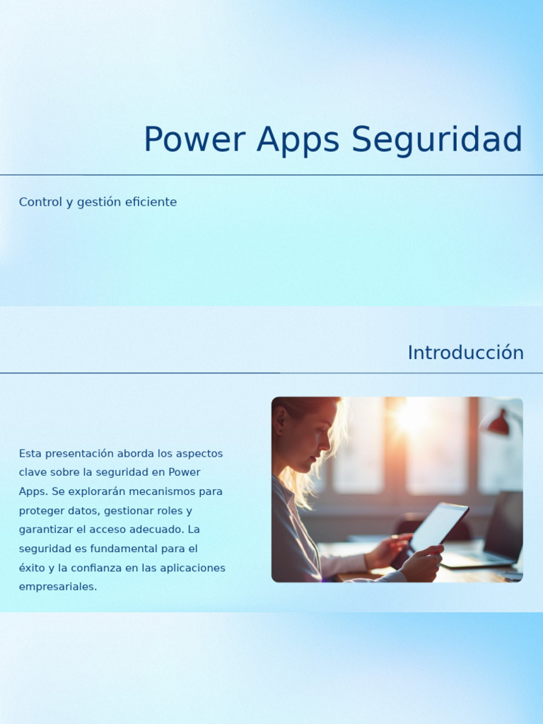Seguridad en Power Apps: Protección y Gestión | PDF | Valores ...