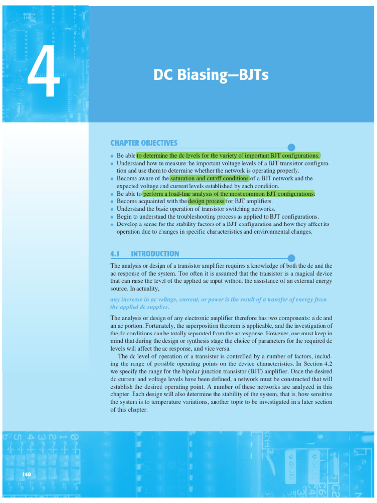 1. BJT DC_Biasing_Part 1 | PDF | Bipolar Junction Transistor | Amplifier
