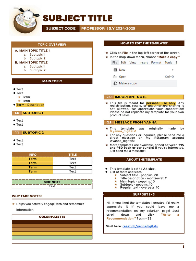 Pochacco Transes Template by @yanna - Digitals | PDF