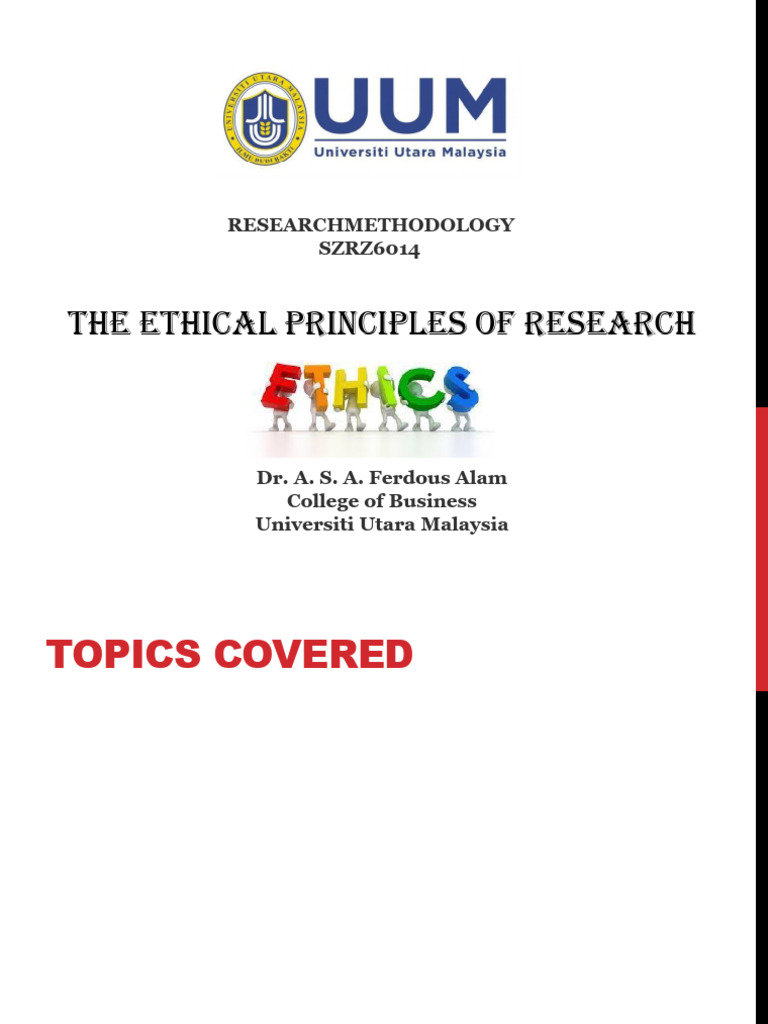 Understanding Research Ethics Principles | PDF | Clinical Trial ...