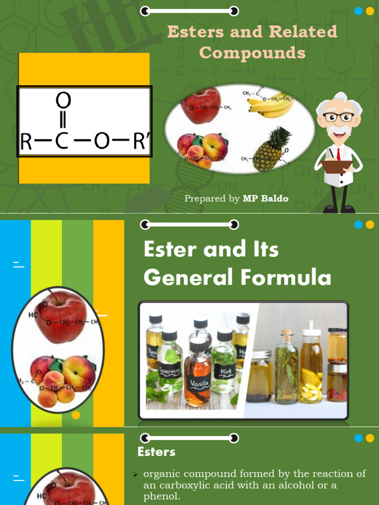 Organic Chemistry: Esters For Students.. | PDF | Ester | Triglyceride