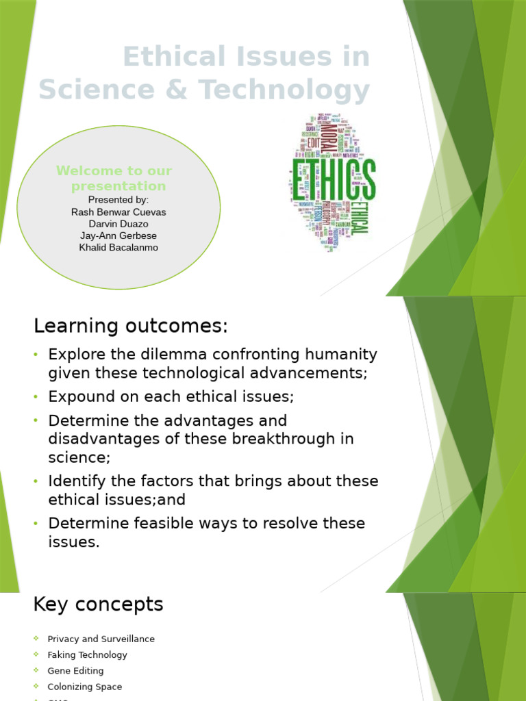 Ethical Issues in Science & Technology-1 | PDF | Designer Baby ...