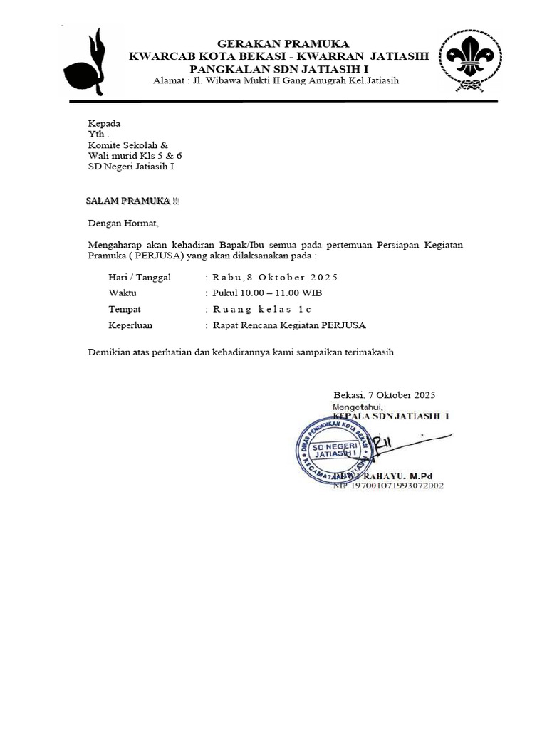 undangan walmur perjusa | PDF