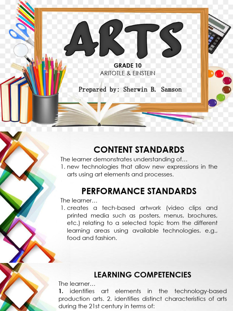 Quarter Ii, Arts Lesson 1-2 | PDF | I Pad | Image Editing