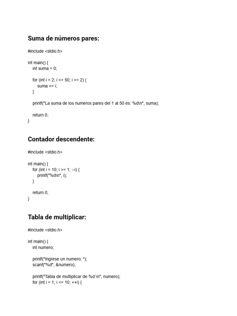Problemas de Practica Programacion | PDF | Software Unix | Ingeniería ...