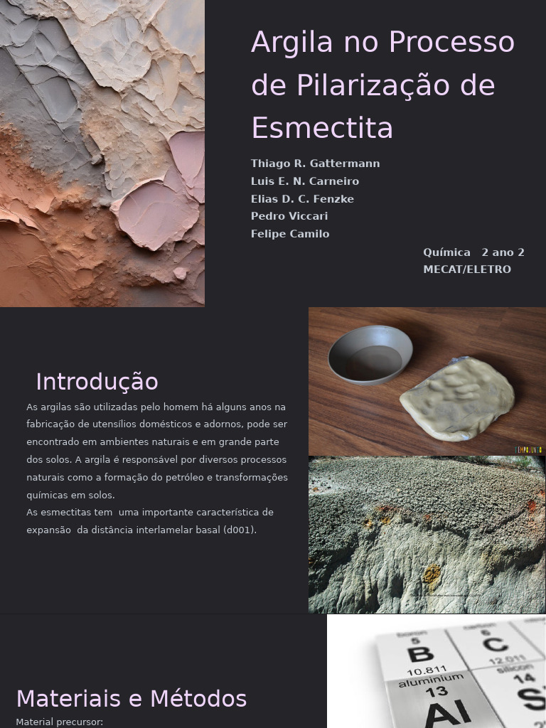 Introducao a Argila No Processo de Pilarizacao de Esmectita (1) (2 ...