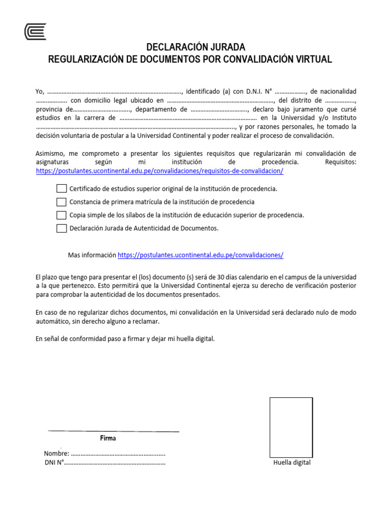 Declaration Regularization | PDF