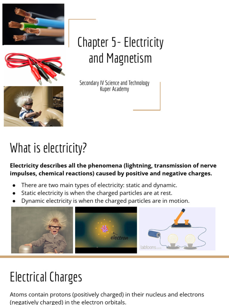 Understanding Electricity and Magnetism | PDF | Electric Charge ...