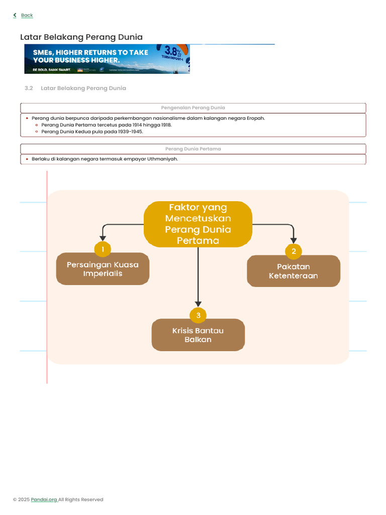 Latar Belakang dan Peristiwa Perang Dunia | PDF
