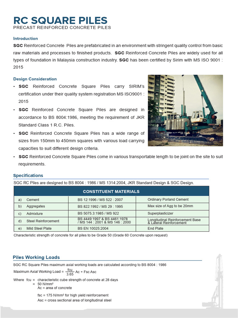 RC Pile - 1 | PDF