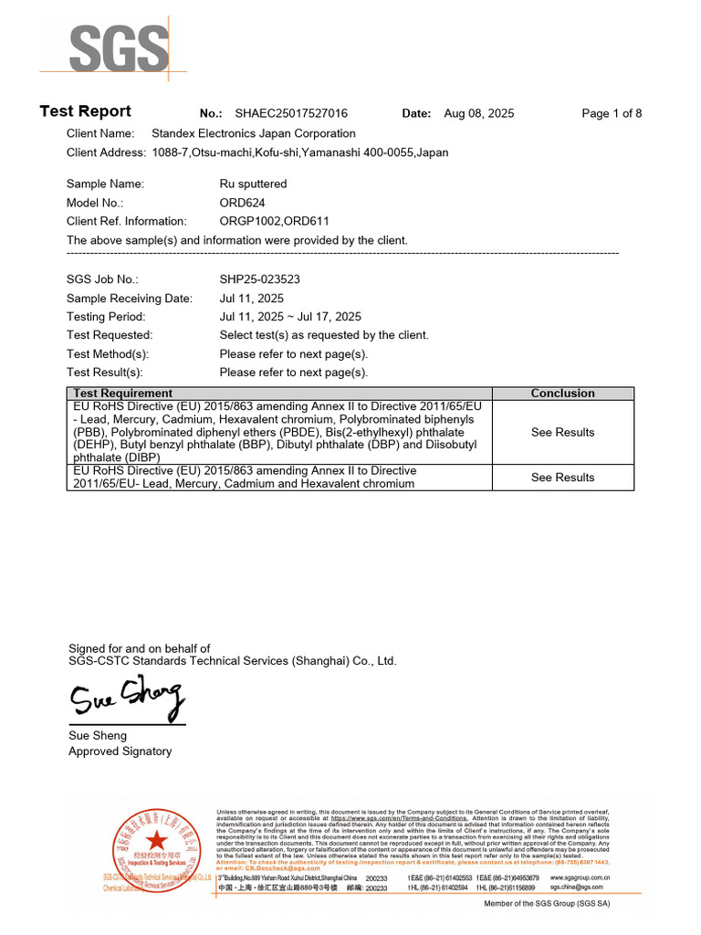 RoHS Ru Series | PDF | Chemistry | Pollution