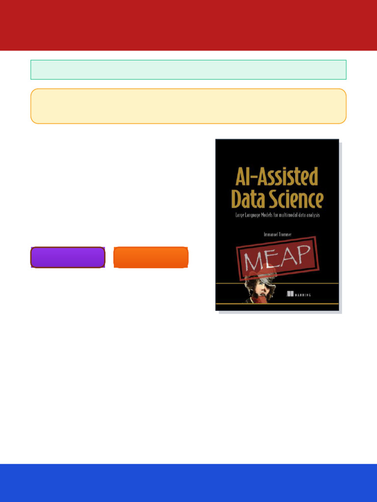 AI Assisted Data Science MEAP V05 Large Language Models for multimodal data analysis Immanuel ...