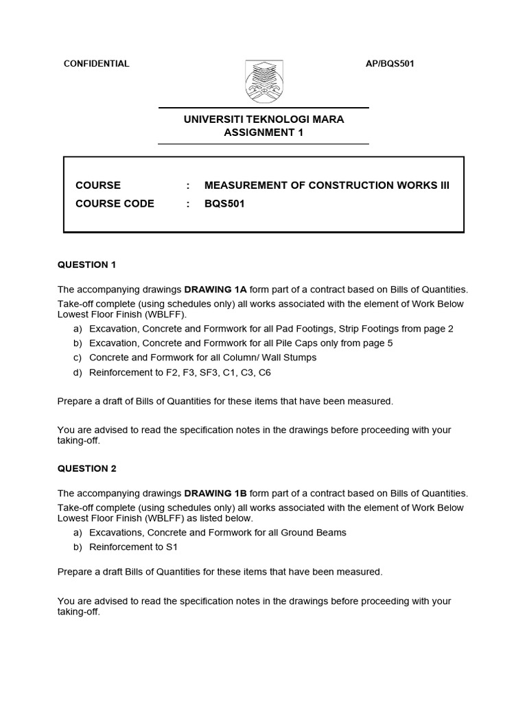 Assignment 1 Questions | PDF