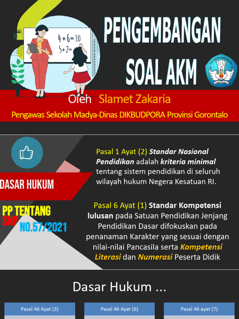 Pengembangan SOAL AKM PDF | PDF