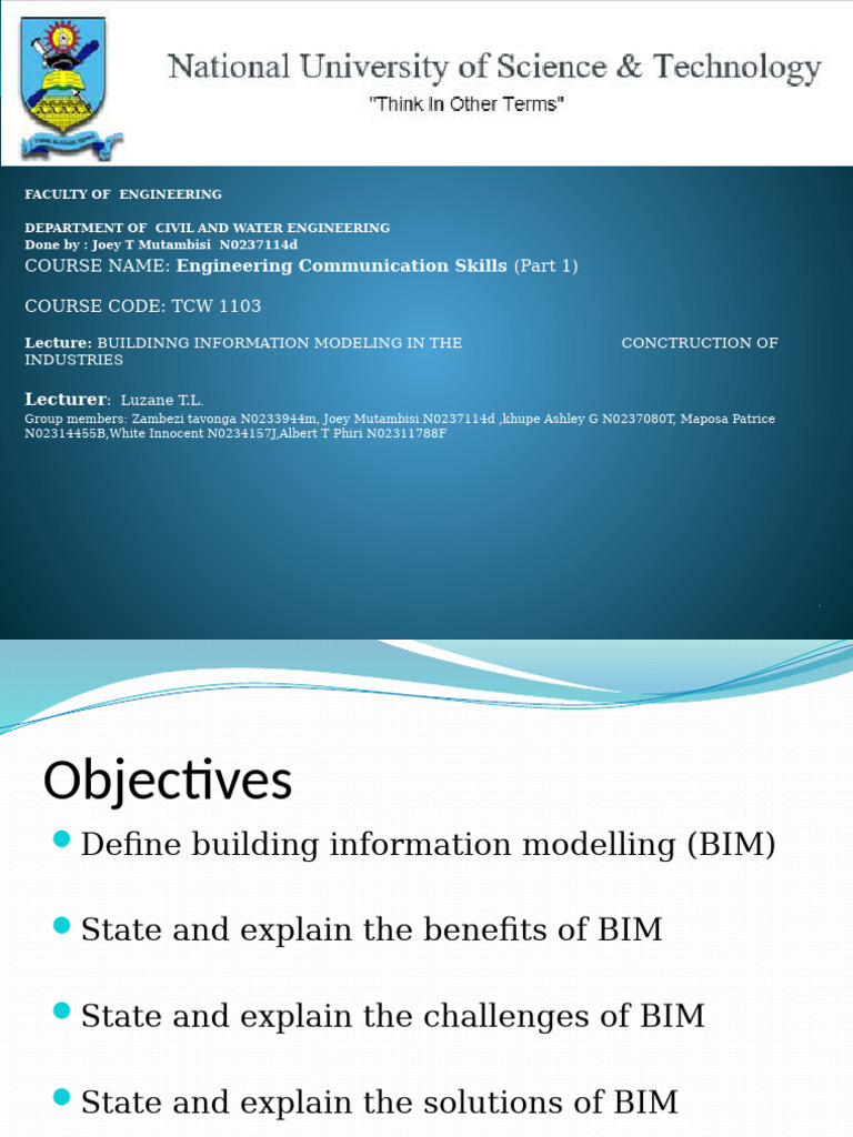 BUILDIG INFORMATION MODELING IN CONSTRUCTION INDUSTRY | PDF | Building ...