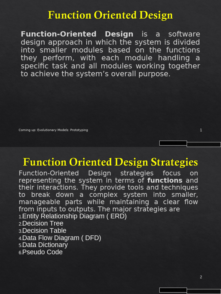 Function-Oriented Design Strategies | PDF | Software Prototyping | System