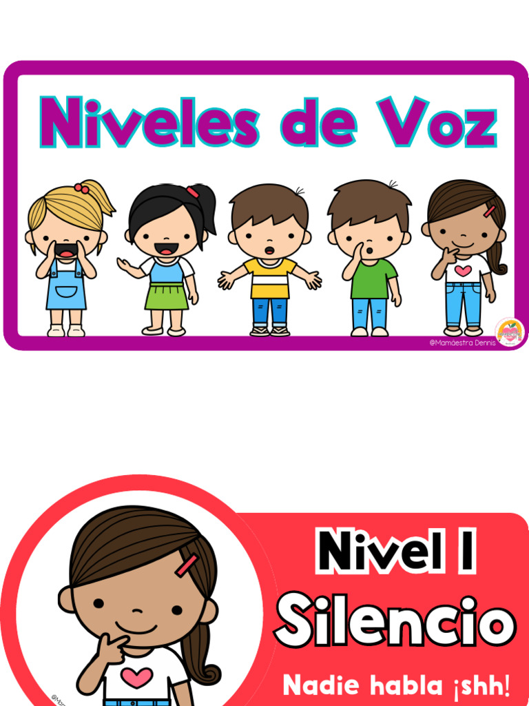 Guía de Niveles de Voz en Clase | PDF