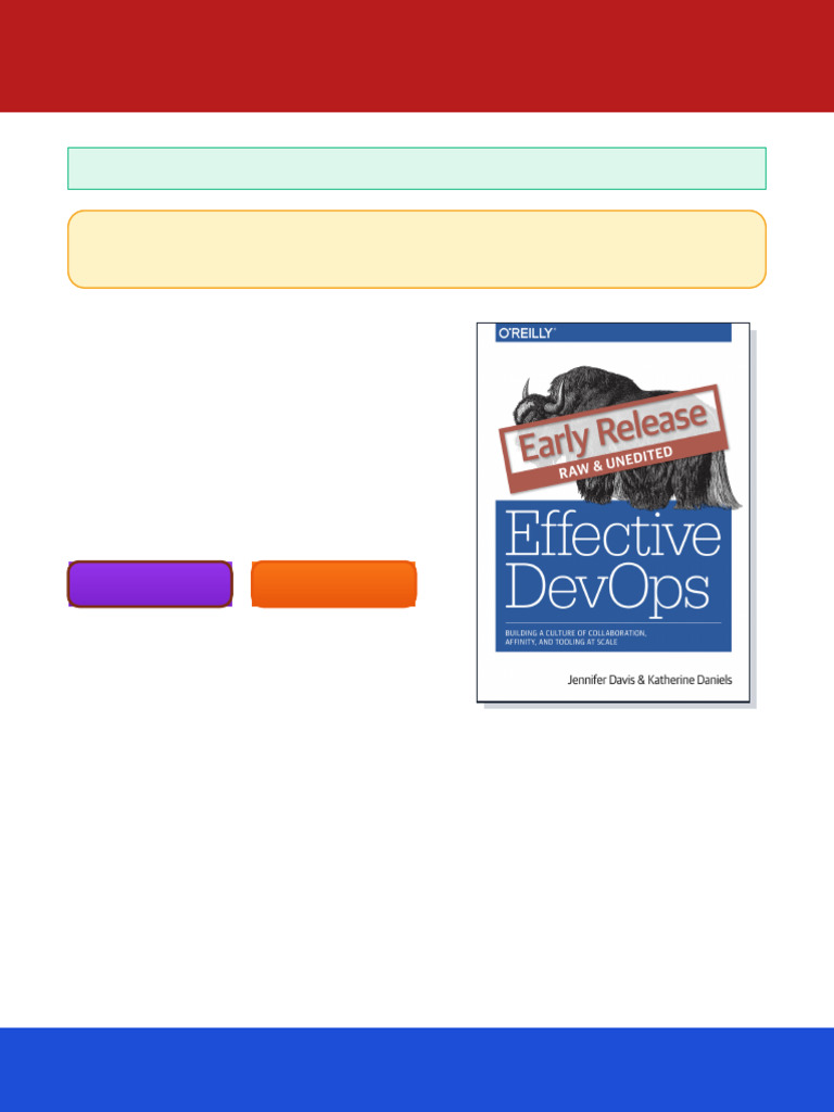Effective DevOps Building a Culture of Collaboration Affinity and Tooling at Scale Early Release ...